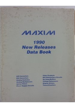 Maxim 1990 new releases data book - Opracowanie zbiorowe | Książka w Empik