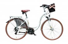Maxim, Rower miejski damski, MC 1.6.24 28", Biało-brązowy - Maxim ...