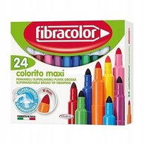Mazaki FIBRACOLOR Colorito Maxi 24 kolory - inna (Inny) | Sklep EMPIK.COM
