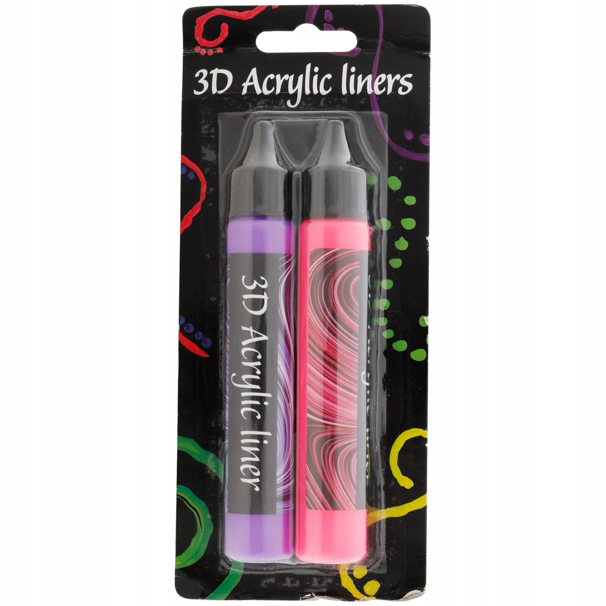 MAZAKI MARKERY AKRYLOWE 3D KONTUROWE fiolet róż 33 - Inna marka | Sklep ...