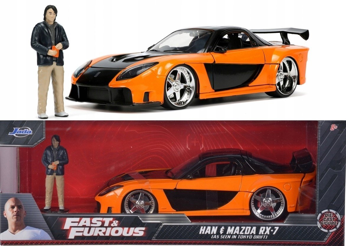 MAZDA RX-7 1995 Han Tokio Drift F&F JADA 1:24 - Jada | Sklep EMPIK.COM