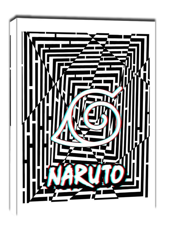 Maze Gaze Naruto - obraz na płótnie 60x80 cm - Galeria Plakatu | Sklep ...