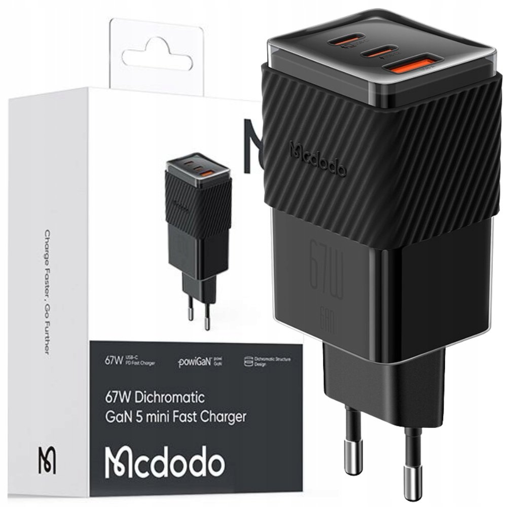 MCDODO GAN 5 PRO SZYBKA ŁADOWARKA USB-C USB-A 67W - Mcdodo | Sklep ...