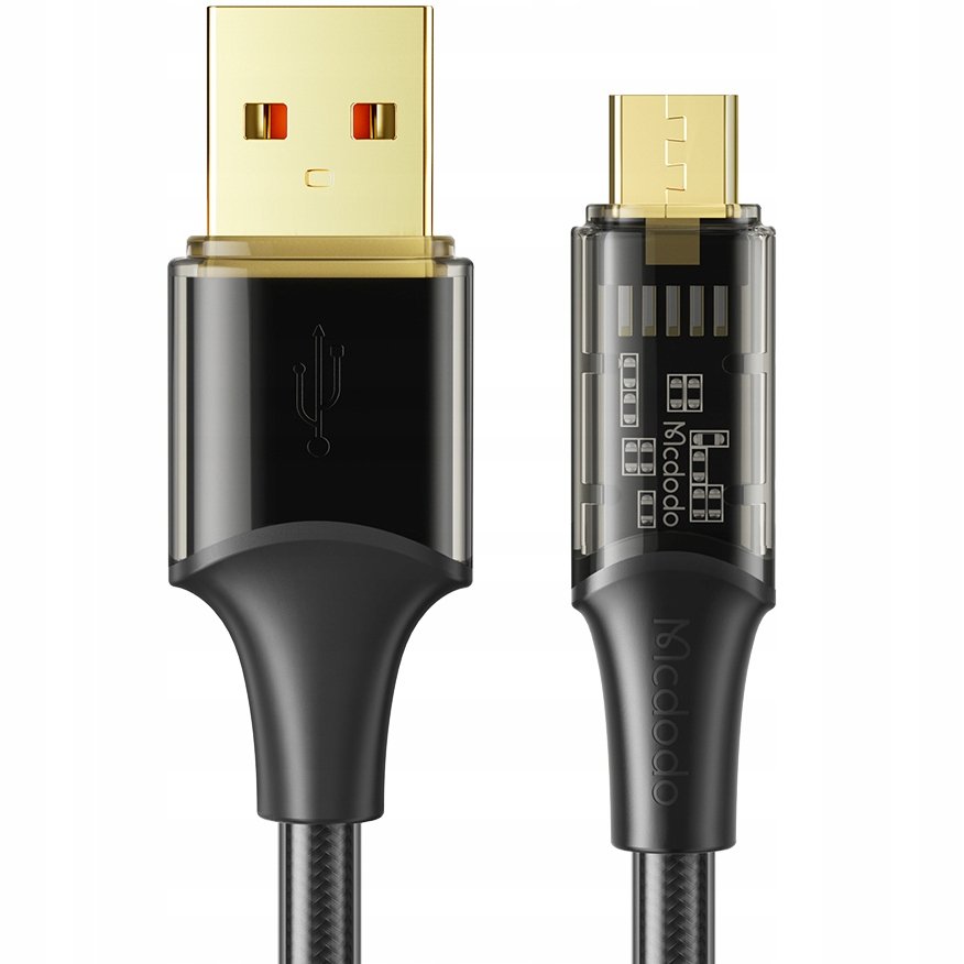 Mcdodo Mocny Szybki Kabel Do Telefonu Micro Usb Qc 4.0 3A 1,2M Czarny ...