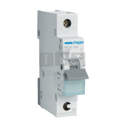 MCS116 MCB Wyłącznik nadprądowy Icn=6000A 1P C 16A QuickConnect MCS116 ...