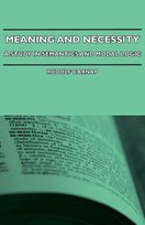 Meaning and Necessity - A Study in Semantics and Modal Logic - Carnap Rudolf | Książka w Empik