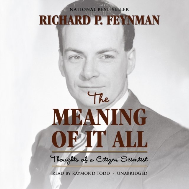 Meaning of It All - audiobook - Feynman Richard P. | Audiobook Sklep ...
