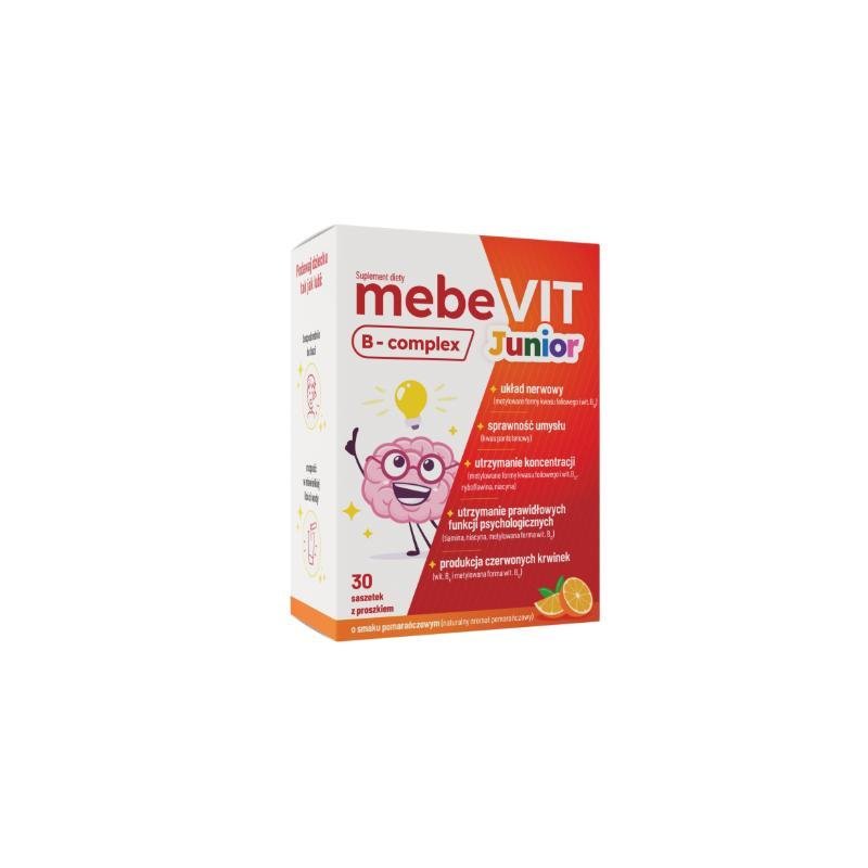 Mebevit B-complex Junior, 30 saszetek z proszkiem | Sklep EMPIK.COM