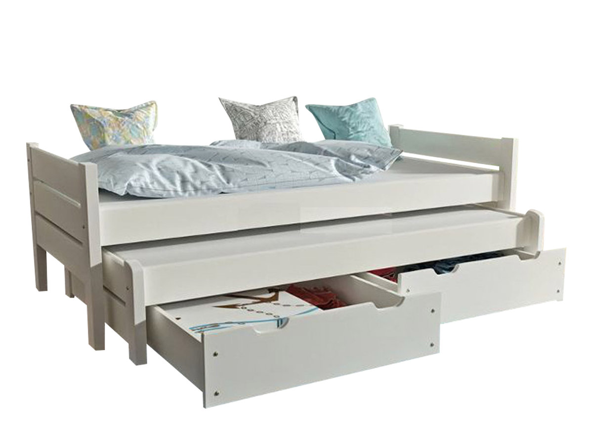 MEBLE DOKTÓR Łóżko 90x200 drewniane Timber, kolor biały - Meble Doktór ...