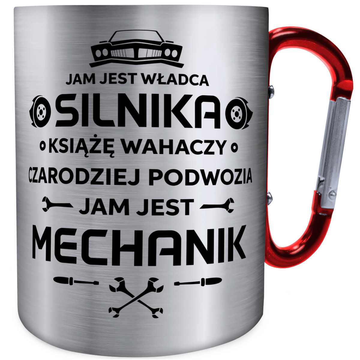 Mechanik Kubek Z Karabińczykiem Dla Mechanika Na Prezent Najlepszy Mechanik Władca Silnika Na ...