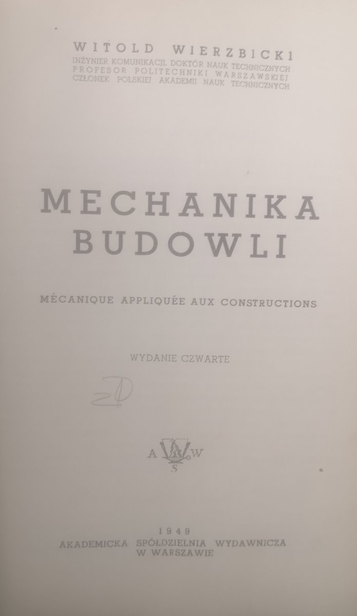 Mechanika budowli,1949r - W opisie | Książka w Empik