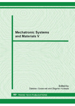 Mechatronic systems and materials V - Opracowanie zbiorowe | Książka w ...