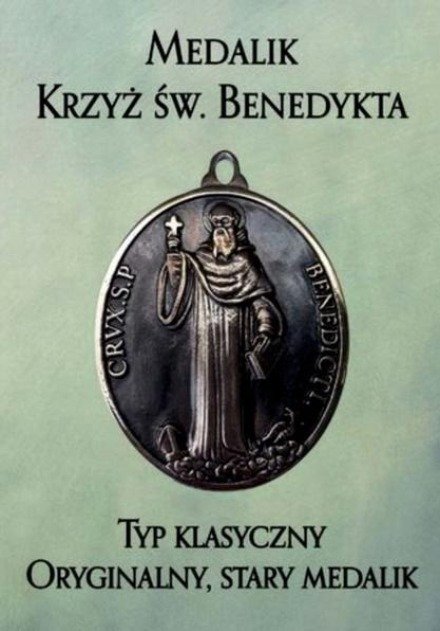 Medalik Krzyż św. Benedykta Typ klasyczny - W opisie | Książka w Empik
