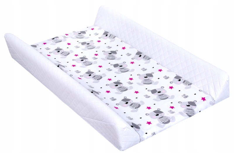 Medi Partners Prześcieradło Pokrowiec Na Przewijak Teddy Róż - Medi Partners | Sklep EMPIK.COM