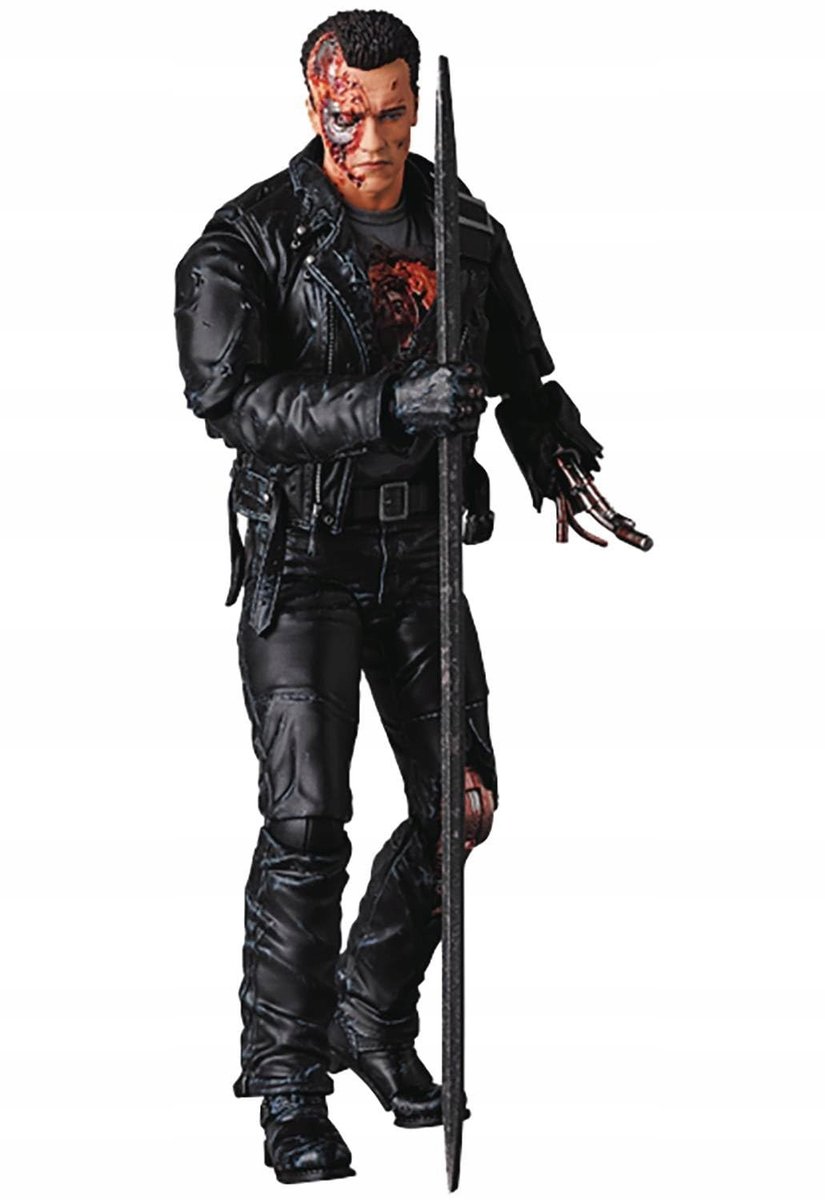 Medicom Terminator 2 Figurka MAFEX T-800 Battle Damage Ver. 16 cm ...