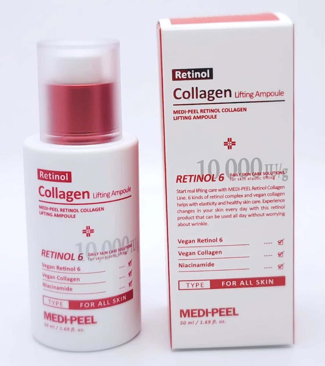 MEDIPEEL - Retinol Collagen Lifting Ampoule - Kapsułkowane Serum ...