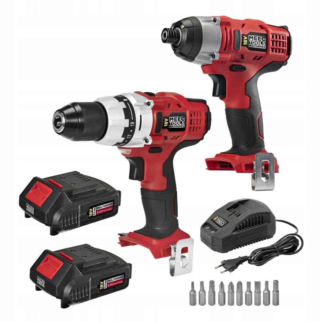 Meec Tools 012599 Multiseries 18 V – wkrętarka 35 Nm + udar 150 Nm 2 ...