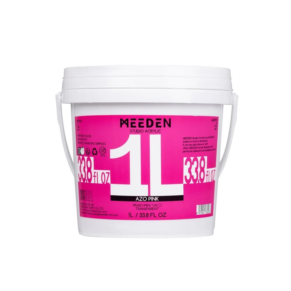 Meeden Heavy Duty Acrylics 1L- Azo Pink - Meeden | Sklep EMPIK.COM