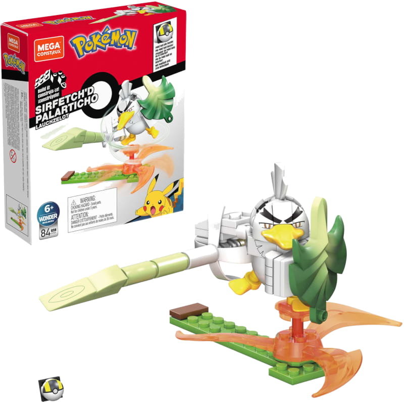 Mega Construx, Zestaw klocków, figurka, Pokemon, Sirfetch'd Palarticho ...