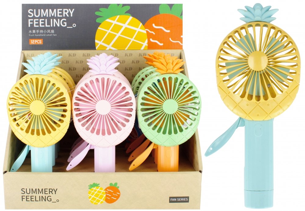 Mega Creative, wiatraczek, ananas, 21cm, mix3 - Mega Creative | Sklep EMPIK.COM