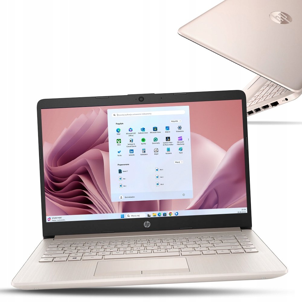 Mega Poręczny Laptop Hp 14 N4120 4Gb Emmc Win11 Rose Pink - HP | Sklep ...