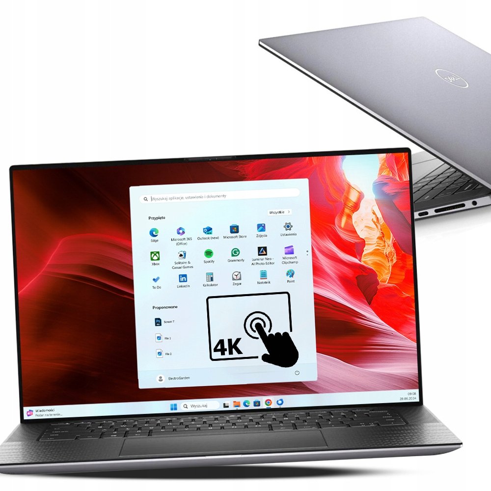 MEGA WYDAJNY Laptop Dell Precision 5550 i7 32GB 1TB SSD T1000 4K TOUCH ...