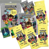 MEGAZESTAW startowy MINECRAFT Challenges + 5 Saszetek Value Pack | 148 ...