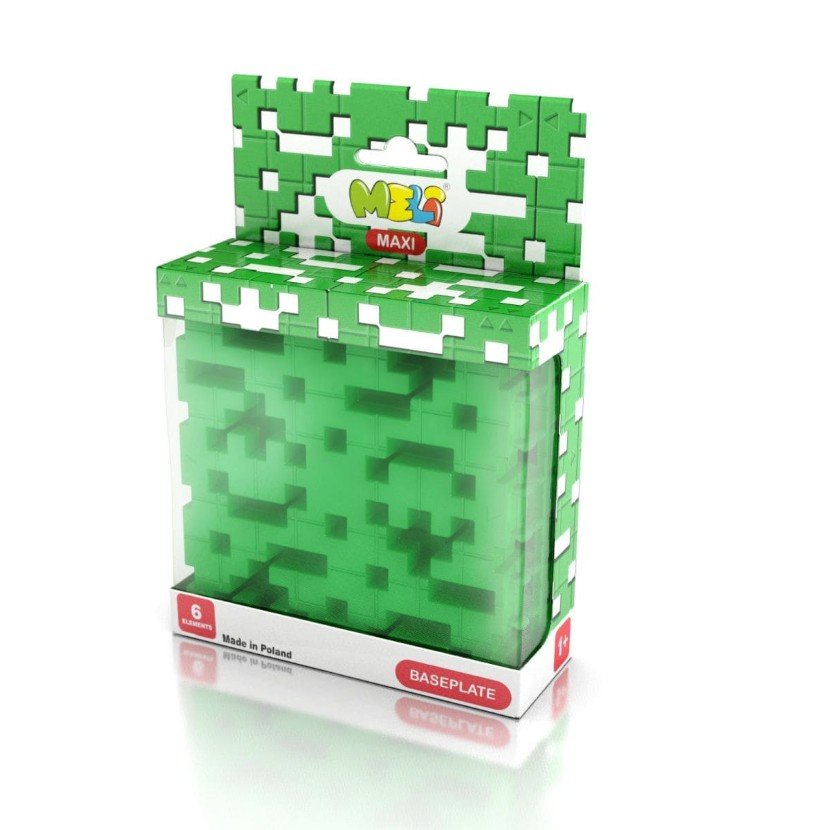Meli Maxi baza konstrukcyjna Green 6 el. - MELI | Sklep EMPIK.COM