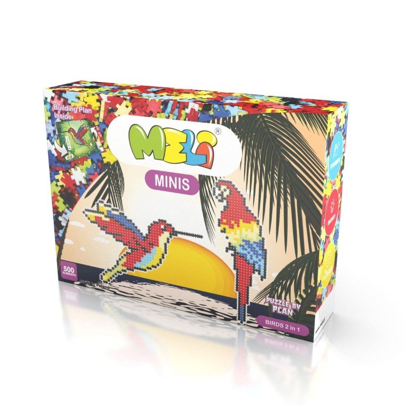 Meli Minis Birds 2w1 500 el. - MELI | Sklep EMPIK.COM