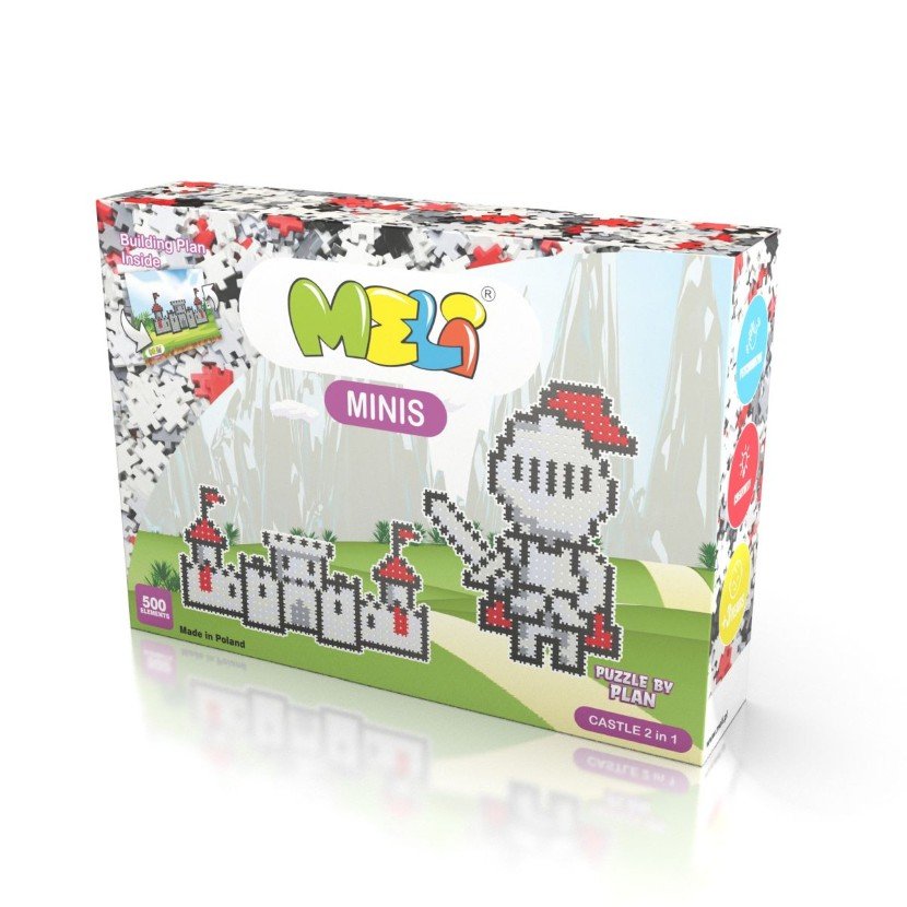 Meli Minis Castle 2w1 500 el. - MELI | Sklep EMPIK.COM