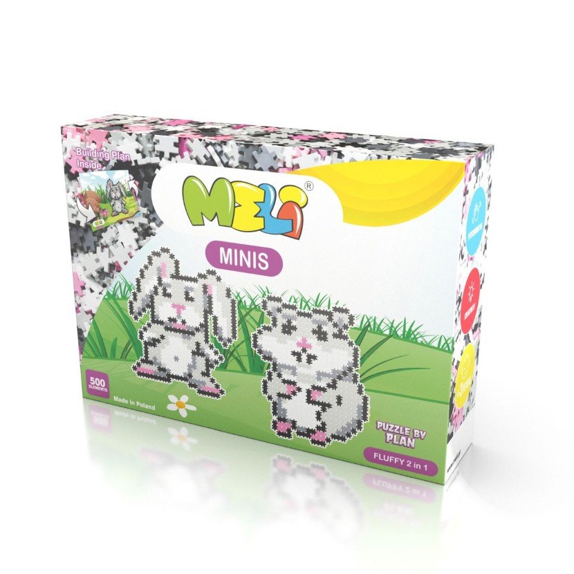 Meli Minis Fluffy 2w1 500 el. - MELI | Sklep EMPIK.COM