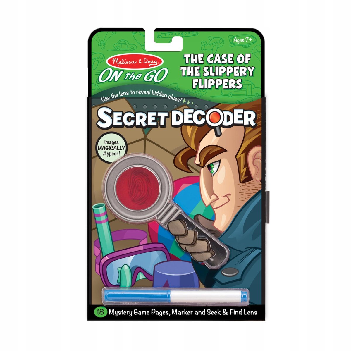 Melissa & Doug On the Go Secret Decoder Activity Book - Przypadek ślis ...