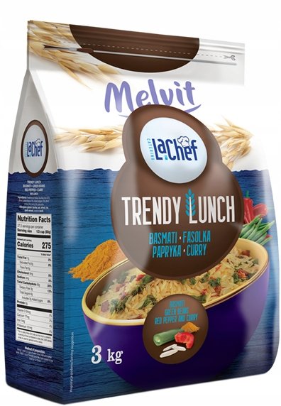 .Melvit Trendy Lunch Basmati, Fasolka, Papryka, Curry 3kg - Inna marka ...