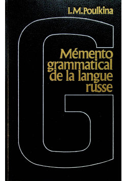 Memento grammatical de la langue russe - | Książka w Empik