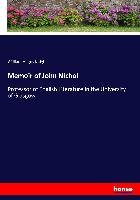 Memoir of John Nichol - Knight William Angus | Książka w Empik