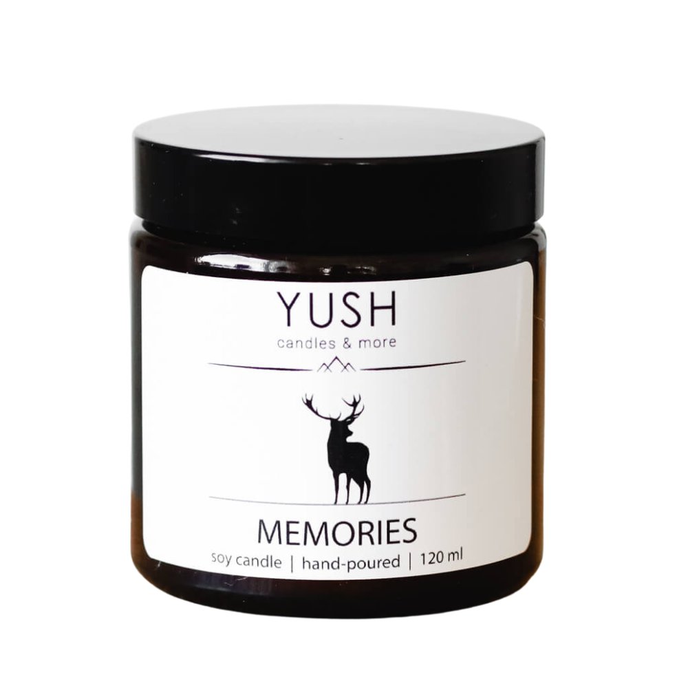 Memories - Świeca Sojowa Zapachowa Yush 100% Piżmo Drzewo Sandałowe ...