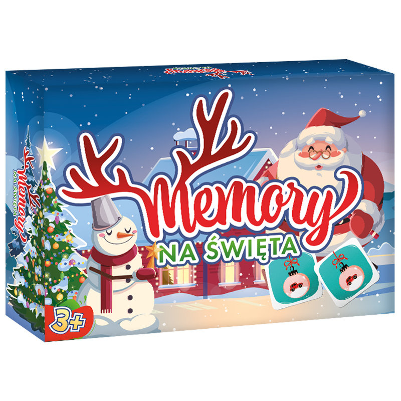 Memory Na Święta, gra rodzinna, Kangur - Kangur | Sklep EMPIK.COM