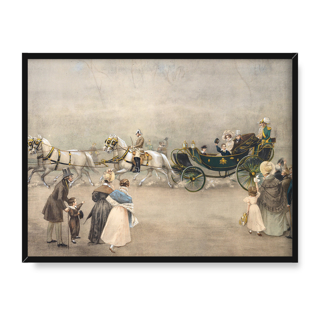 Menci Clement Crncić Arcyksiążęca rodzina 40×30 W RAMIE - ANTYKWARIAT ...