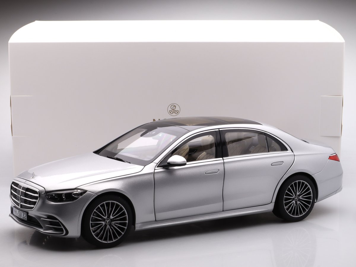 Mercedes-Benz S-Class (W223) AMG Line - 2021, silver Norev 1:18 - NOREV ...