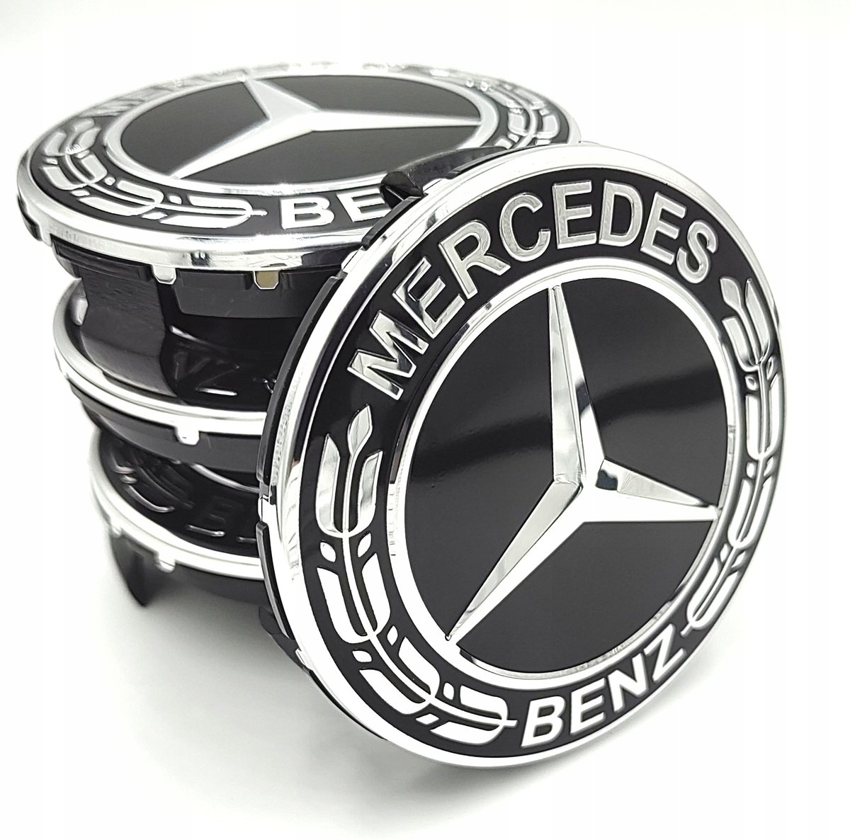 MERCEDES DEKIELKI na felgi zaślepki felg KAPSLE kołpaczki MERCEDES 75mm 4sz - ATA | Motoryzacja ...