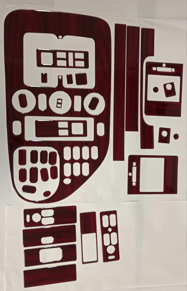 Mercedes VIto Cdi 99/02 Dekory Na Kokpit Naklejki Pulpit Nakładki ...