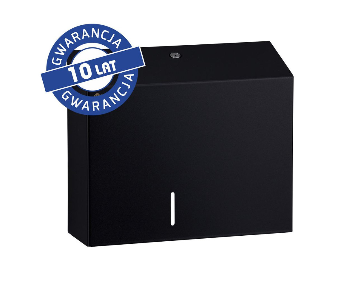 Merida BSC202 Pojemnik na papier toaletowy STELLA DUO BLACK LINE z uchwytem na resztkę rolki ...