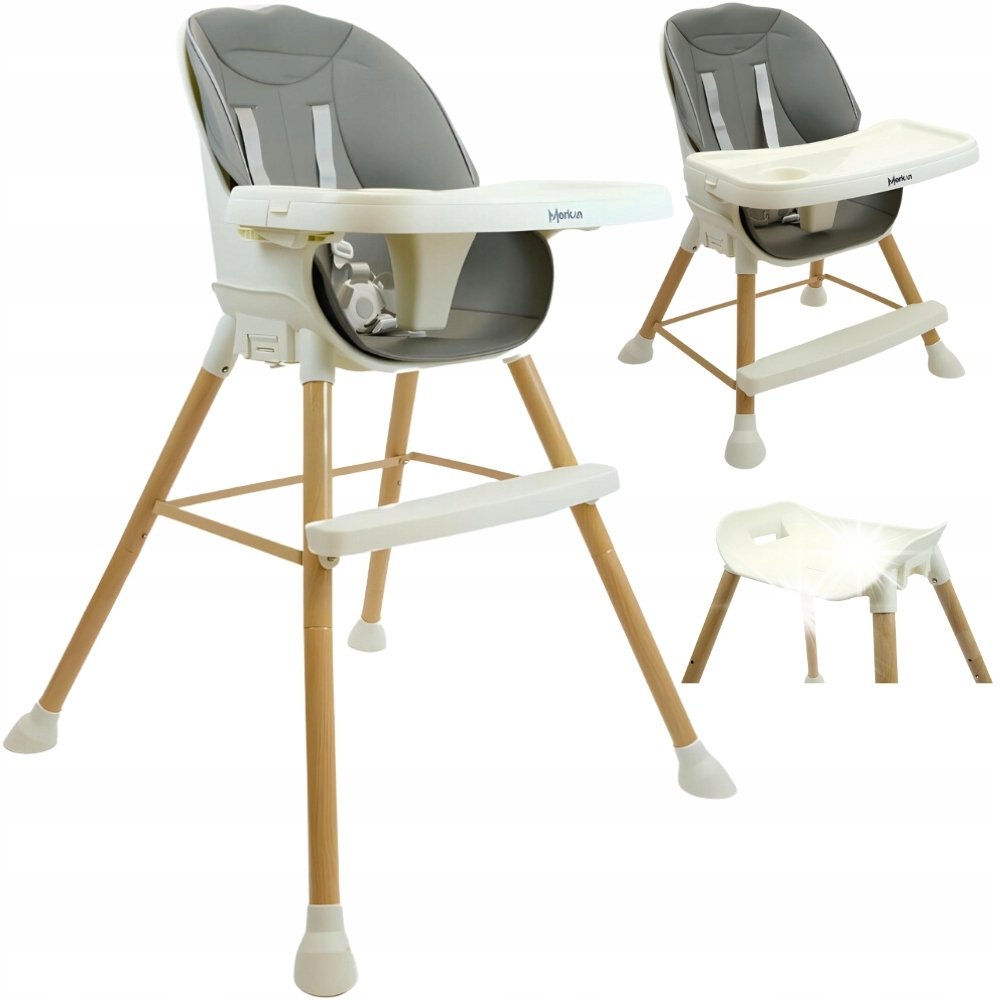MERKAN Krzesełko Stalowe Fotelik Do Karmienia Z Blatem 3w1 Dla Dziecka - Inna marka | Sklep ...