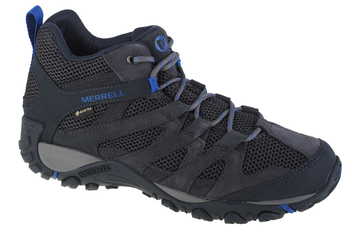 Merrell Alverstone Mid Gtx J033025, Męskie, buty trekkingowe, Granatowy ...
