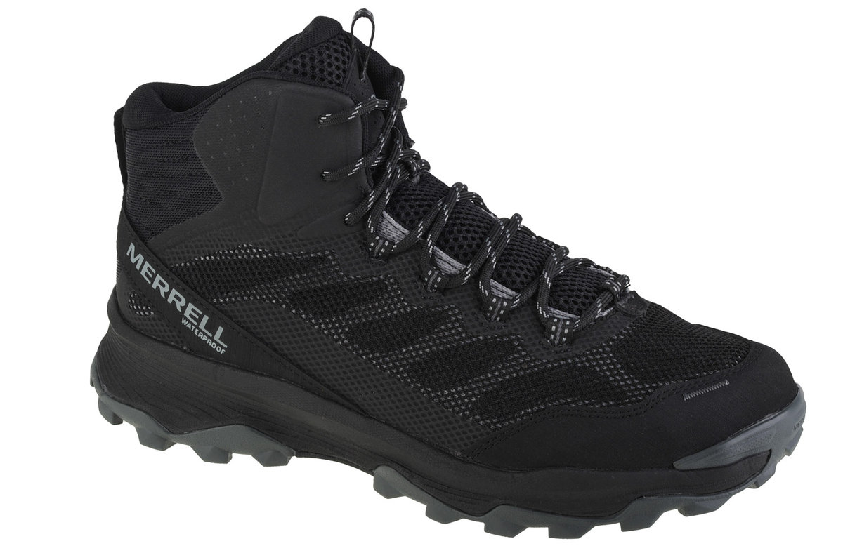 Merrell Speed Strike Mid WP J066873, Męskie, buty trekkingowe, Czarne ...