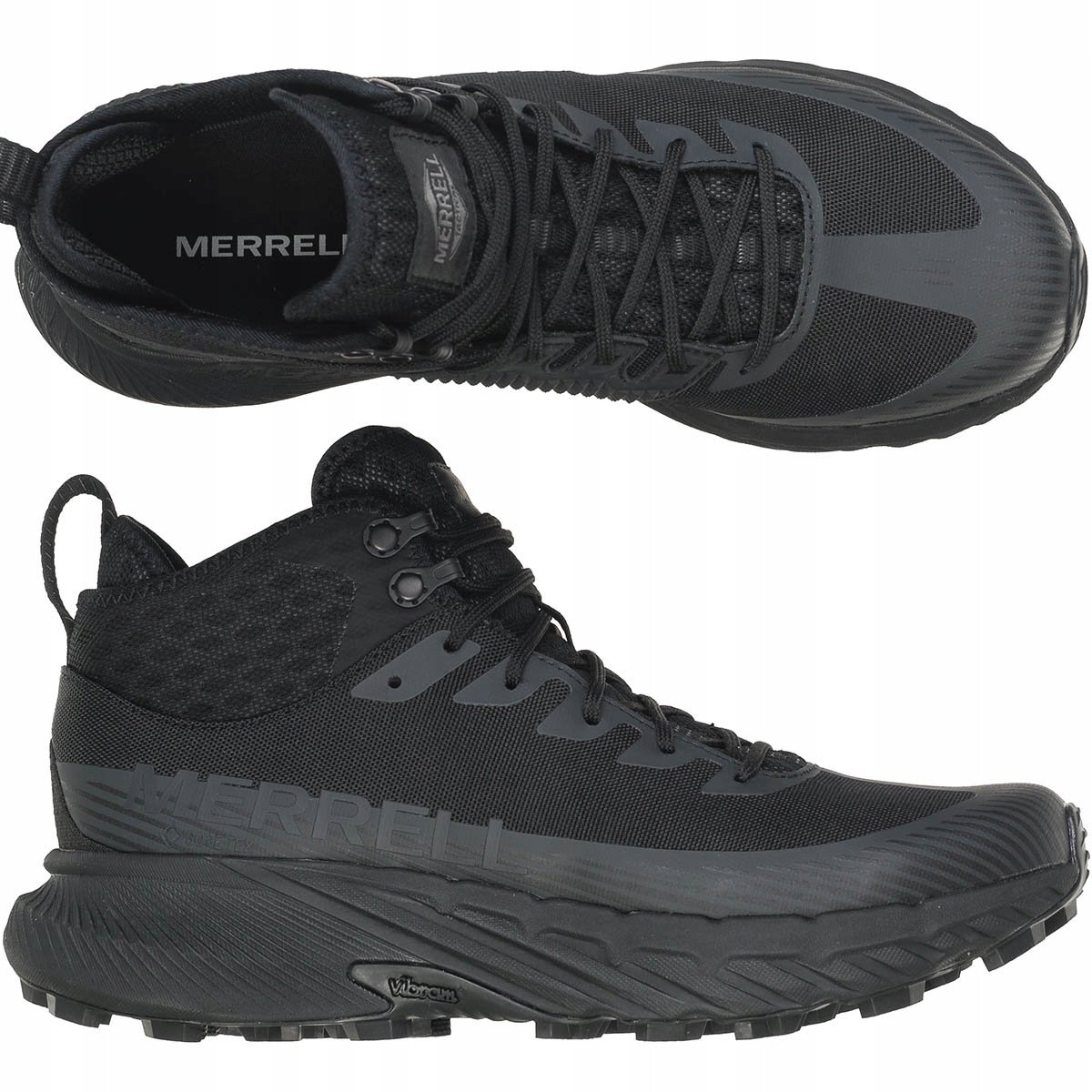 Merrell Wojskowe Buty Taktyczne Agility Peak 5 MID GTX Gore Tex CZARNE ...