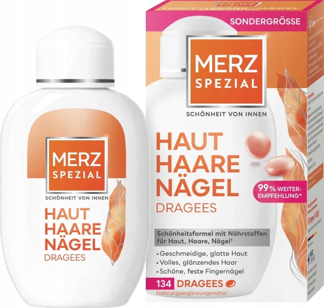 Merz Spezial Preparat Kompleksowy Włosy Skóra Paznokcie 134 szt | Sklep ...