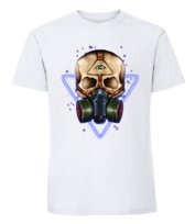 Męska koszulka z nadrukiem - Toxic Galaxy - biały L - TAGFORCE | Moda ...