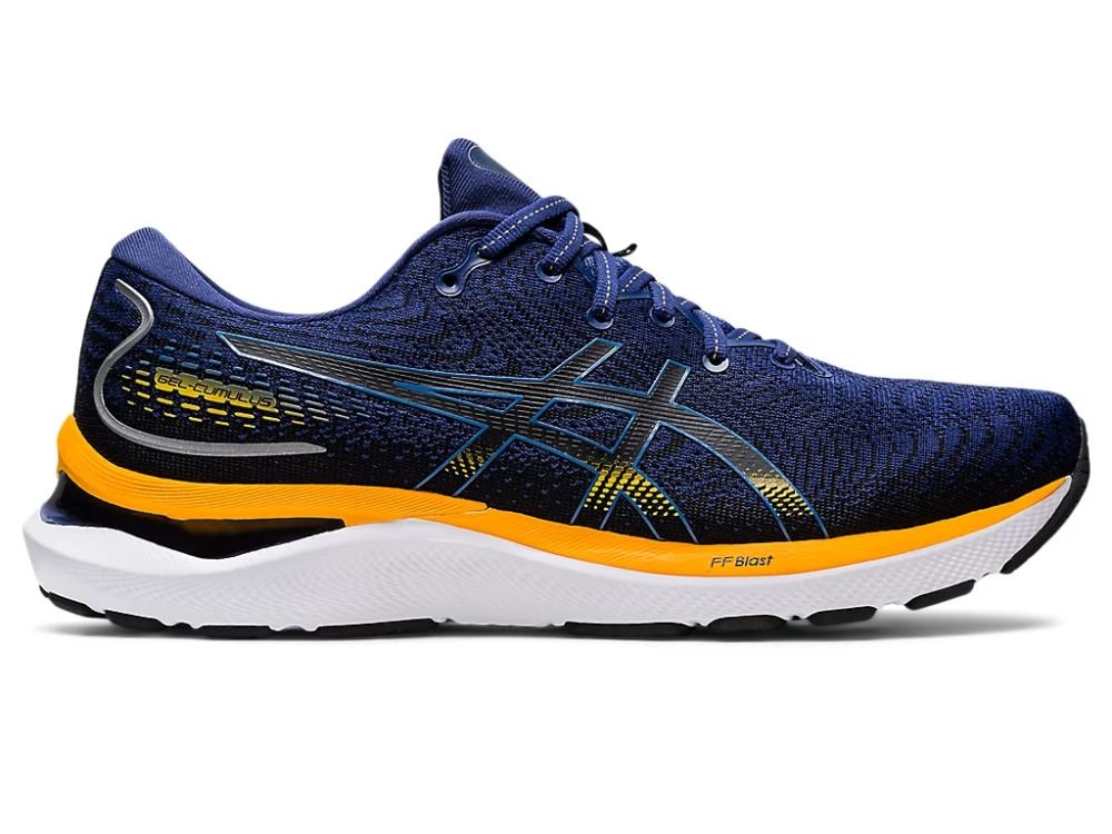 Męskie Buty Do Biegania Asics Gel-Cumulus 24 | Deep Ocean/Amber-Rozmiar ...