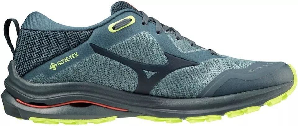 Męskie buty do biegania z membraną Gore-Tex Mizuno Wave Rider GTX | BLUE/GREEN - Rozmiar EURO 42 ...